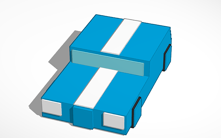 3D design pixel motors first sports car - Tinkercad