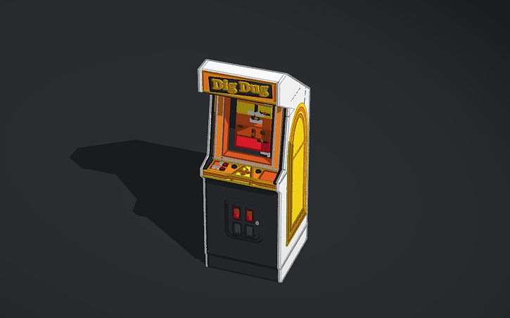 3D design Halloween dig dug - Tinkercad