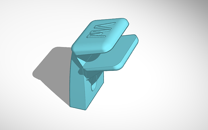 3D design vw beetle parcel shelf clip for convertable | Tinkercad