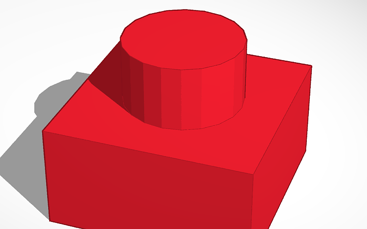 3D design tact button model - Tinkercad