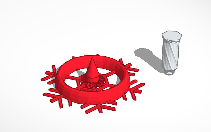 3D design tyler green-spinning top - Tinkercad