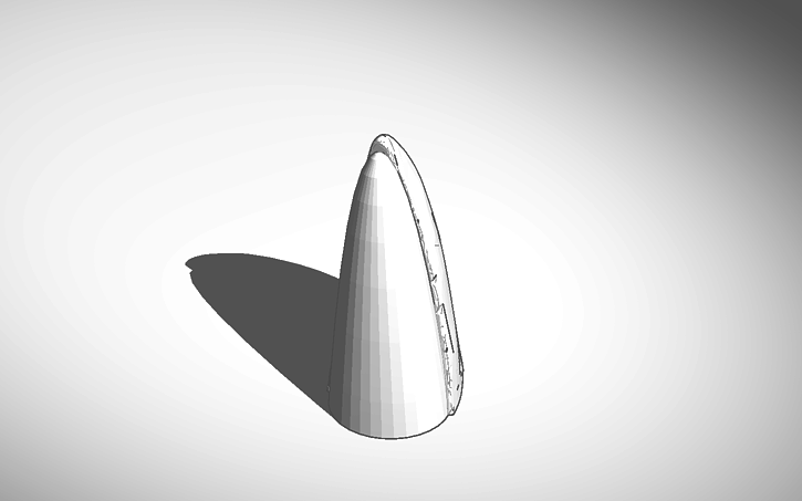 3D design raven beak - Tinkercad