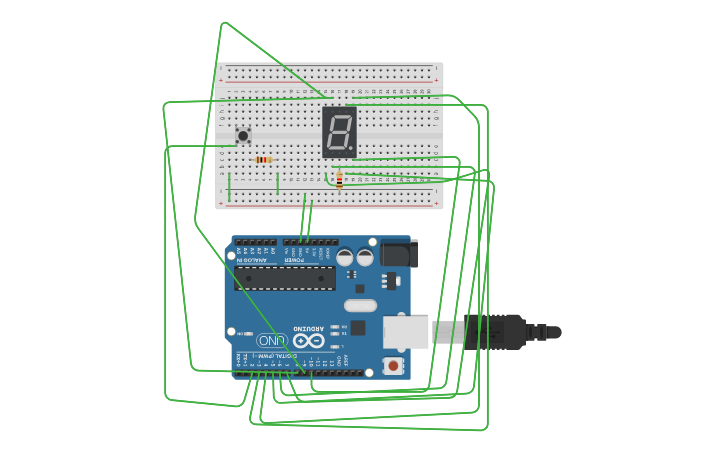 Circuit design numero | Tinkercad