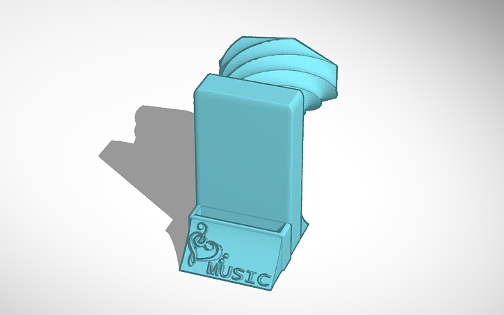 3D design MUSIC - Tinkercad