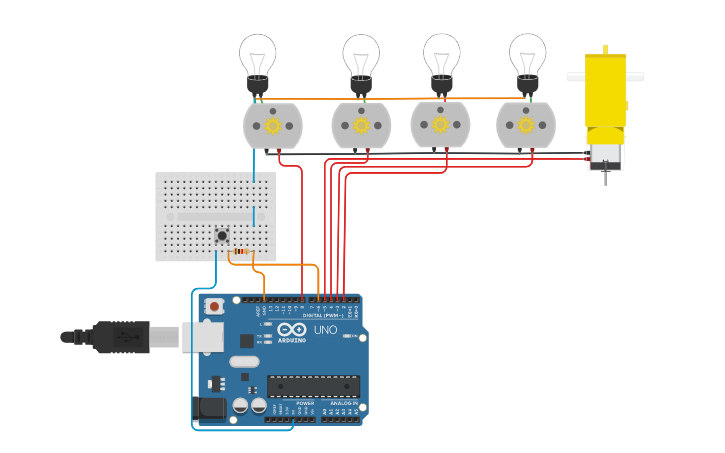 Circuit design Proyecto de Laboratorio - Tinkercad