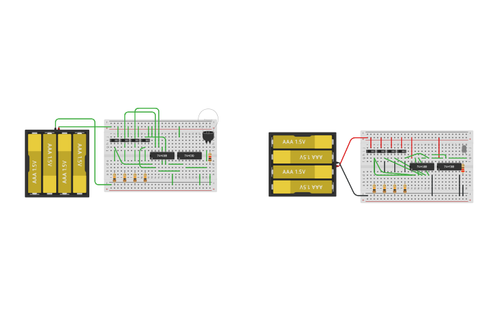 Circuit design Circuito Lógico | Tinkercad
