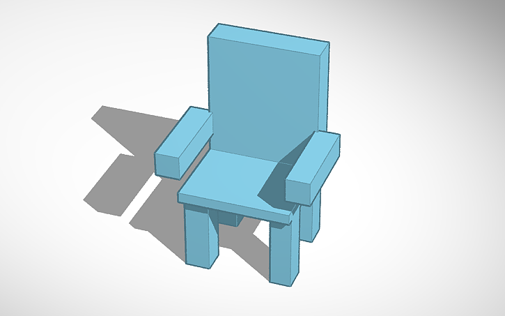3D design Chairs - Tinkercad