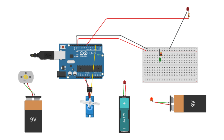 Circuit design Testing Sandbox - Tinkercad
