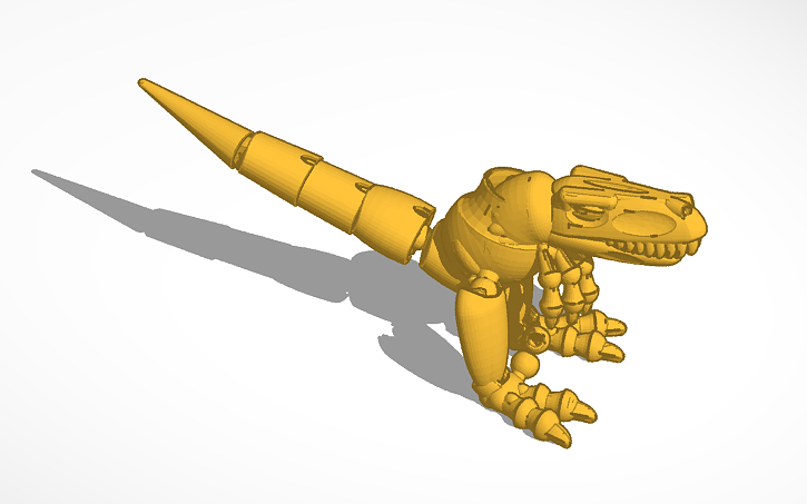 3D design Dinosaur - Tinkercad