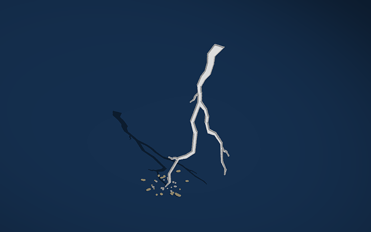 3D design Lightning - Tinkercad