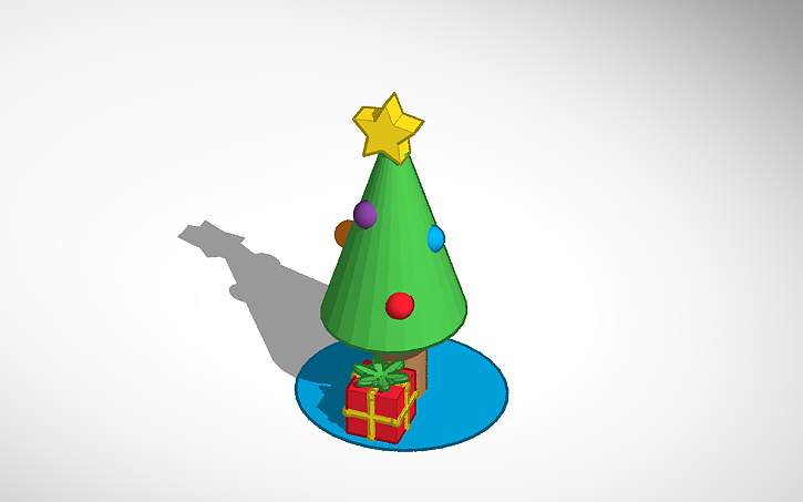 3D design Minecraft Christmas Tree Decor by sonicprints - Tinkercad
