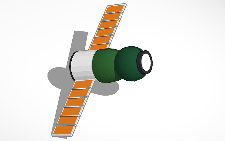 3D design Soyuz - Tinkercad