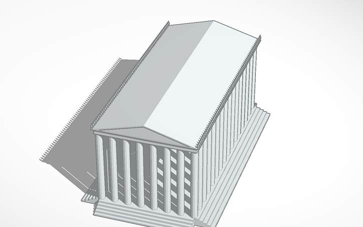 3D design The Parthenon | Tinkercad