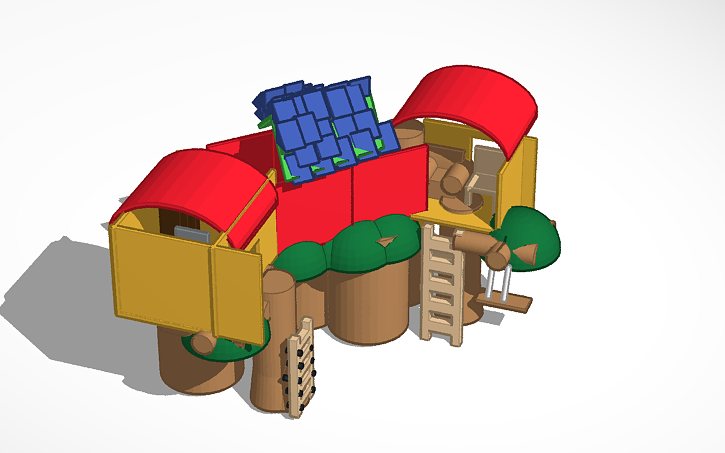 3D design Tree House - Tinkercad
