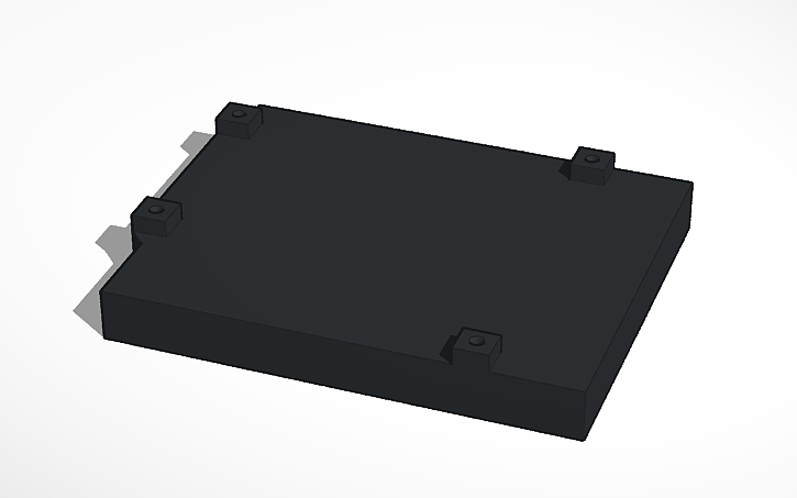 3D design Arduino holder - Tinkercad
