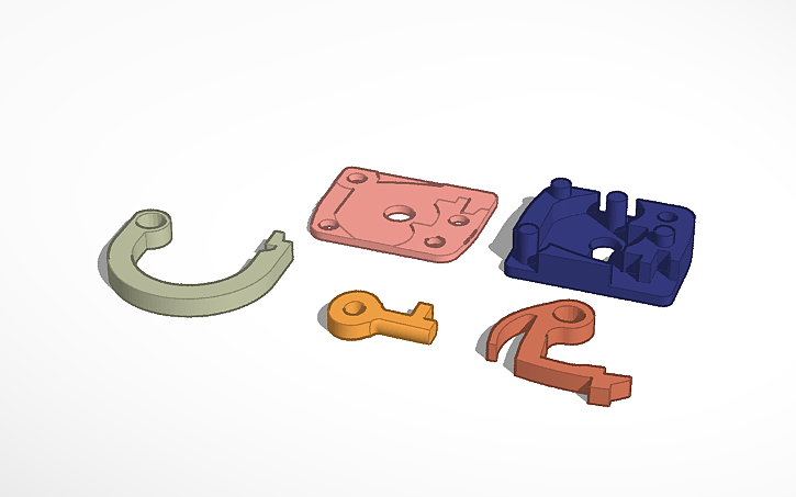3d Design Mini Lock With Key • • Tinkercad