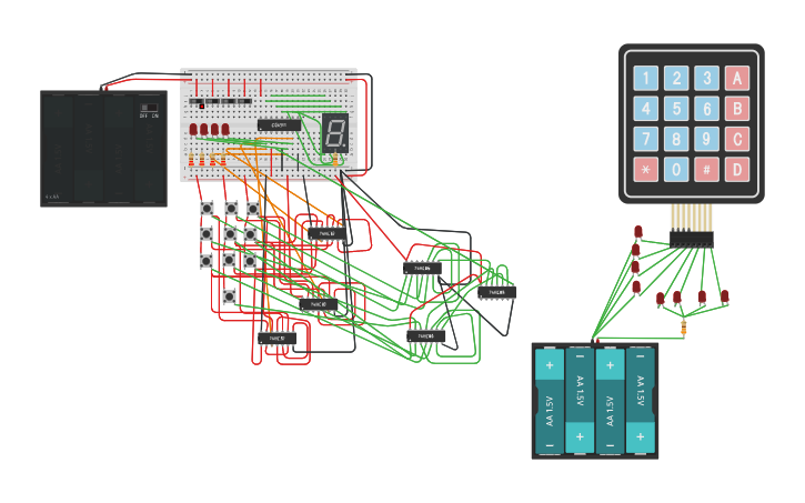 Circuit Design Decoder Bcd 7segment Tinkercad
