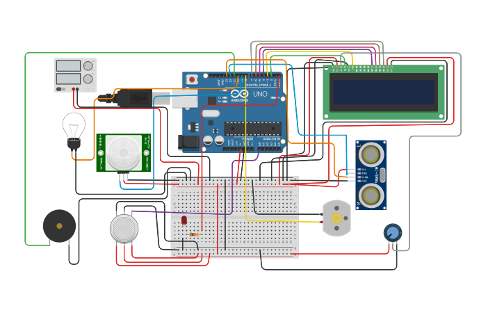 Circuit Design Physics Home Automation System Using Arduino Tinkercad 6170