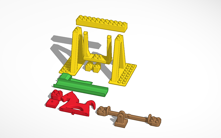 3D design Duplo Playground: Slider, Swing | Tinkercad 3D design Duplo Playground: Slider, Swing | Tinkercad