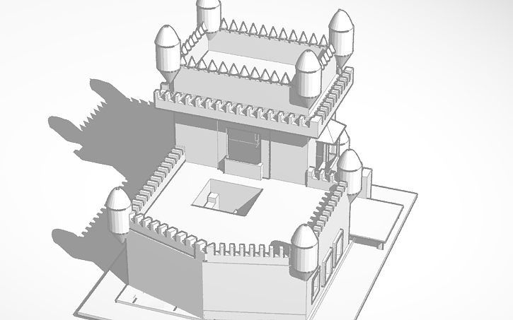 3D design Belem Watchtower | Tinkercad