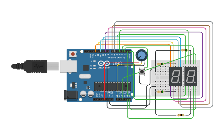 Circuit design POS Quiz - 7 Segment dan ADC_ Ajeng Ekaputra Sisfianto ...