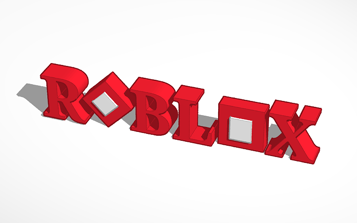 3D design Roblox Logo | Tinkercad