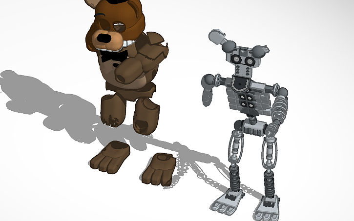 3D design Ignited Freddy endo - Tinkercad