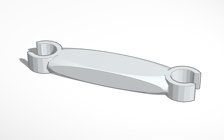 3D design clip - Tinkercad