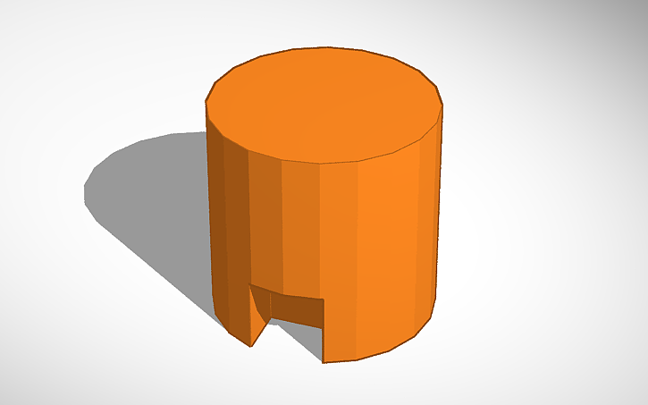 3D design Cilindro con hueco - Tinkercad