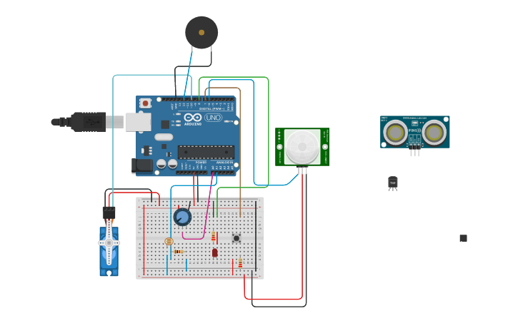 Circuit design Practica ejemplo- CLASE MASTER - Tinkercad