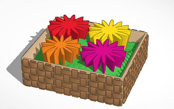 3D design Flower Bed - Tinkercad