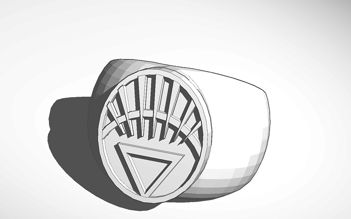 3D design White Power Ring | Tinkercad