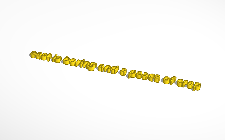 3D design east is boring and crap | Tinkercad