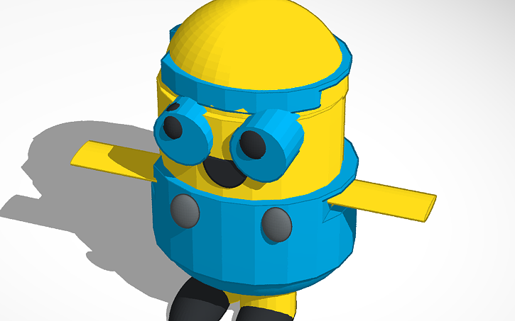 3D design minion - Tinkercad
