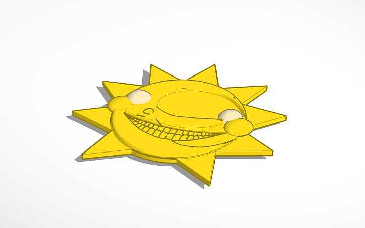 3D design sun mask - Tinkercad