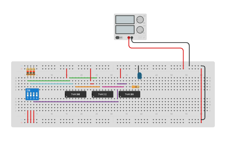 Circuit design Armado de funciones | Tinkercad