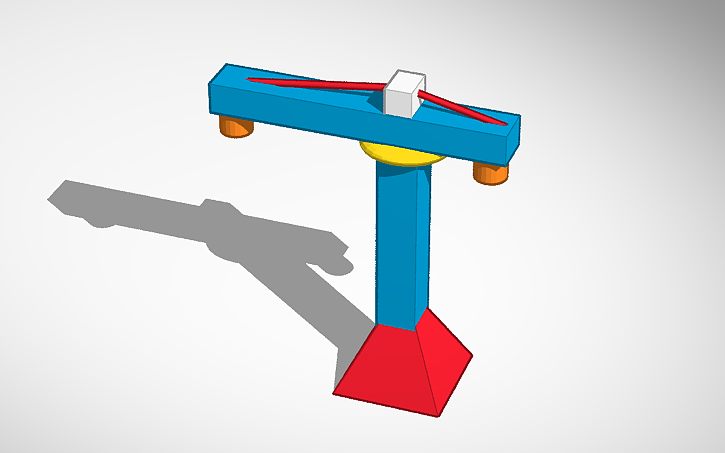 3D design Grúa Torre - Tinkercad