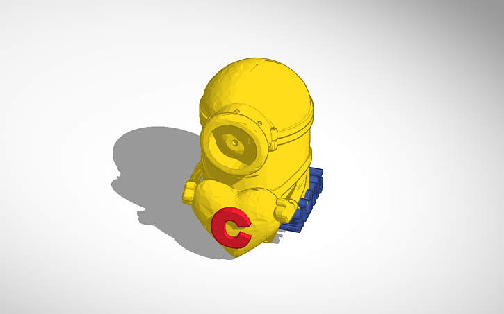3D design Thicc minion - Tinkercad