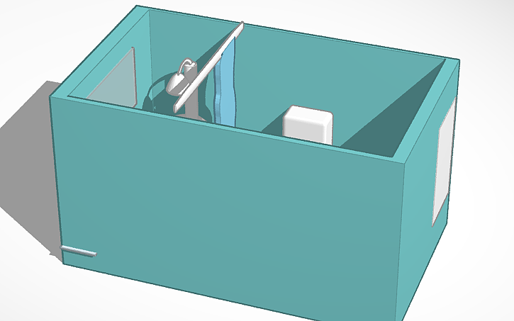 3D design bathroom - Tinkercad