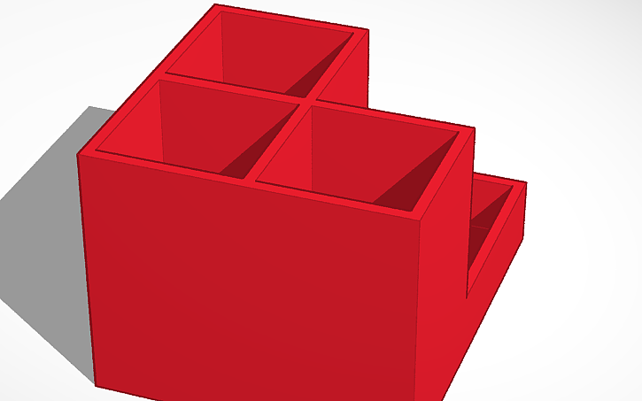 3D design Pencil Case - Tinkercad