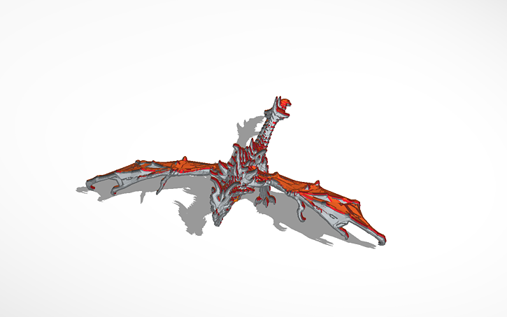 3D design dungeon dragon - Tinkercad