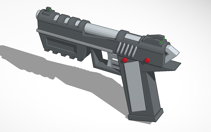 3D design a gun - Tinkercad