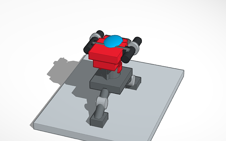 3D design robot de ataque - Tinkercad