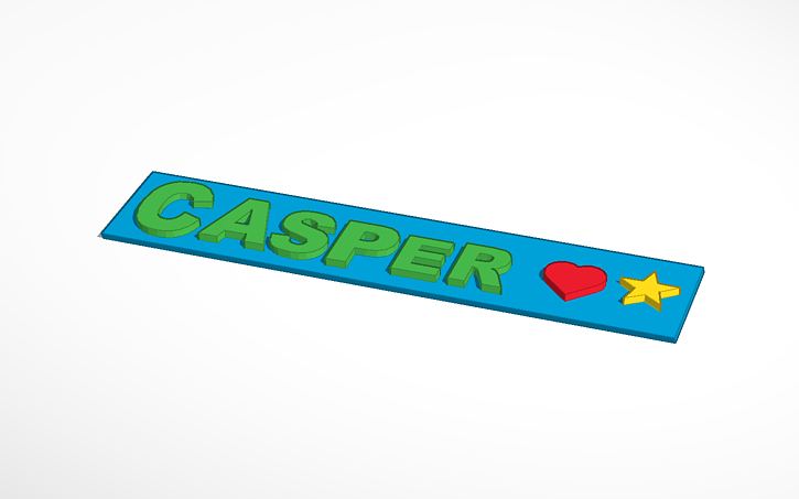 3D design Casper | Tinkercad