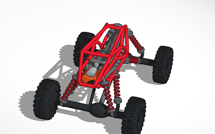 3D design rock bouncer - Tinkercad