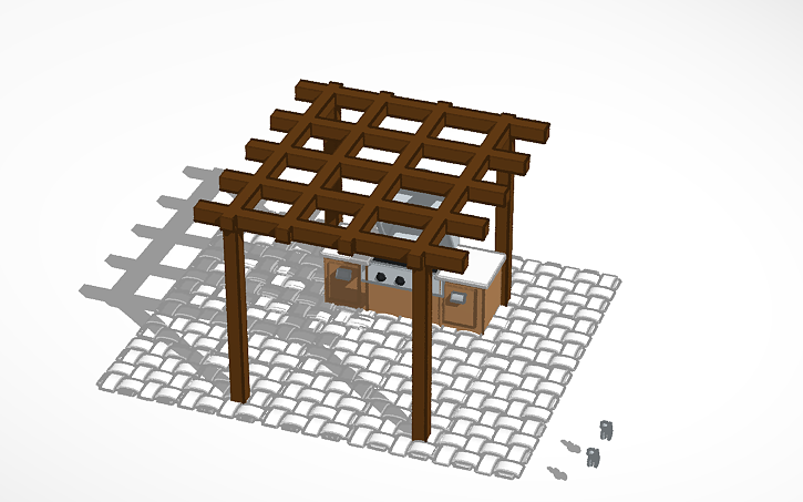 3D design Grill | Tinkercad