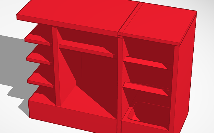 3D design Wardrobe - Tinkercad