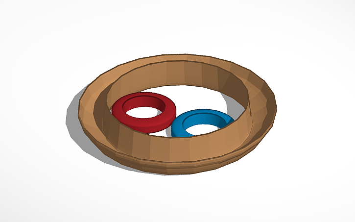 3D design two fruit loops | Tinkercad