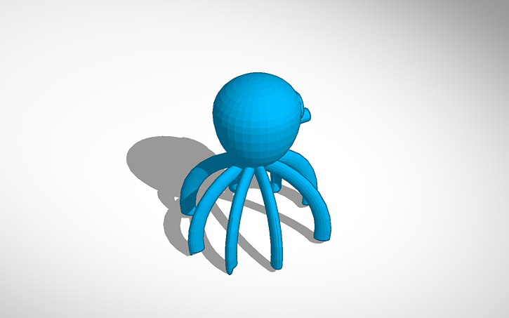 3D design octopus - Tinkercad