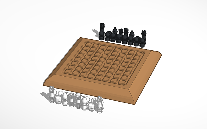 3D design Chess set - Tinkercad